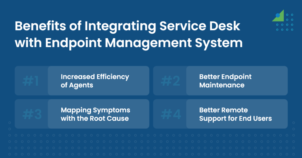 Benefits of Integrating Service Desk with Endpoint Management