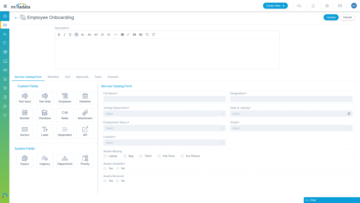 IT Service Catalog | Motadata