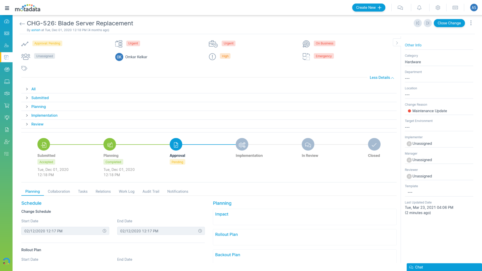 Change Management Software | Change Management System