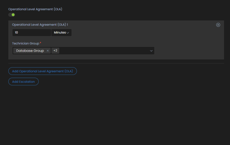 Service Level Agreement (SLA) - Motadata
