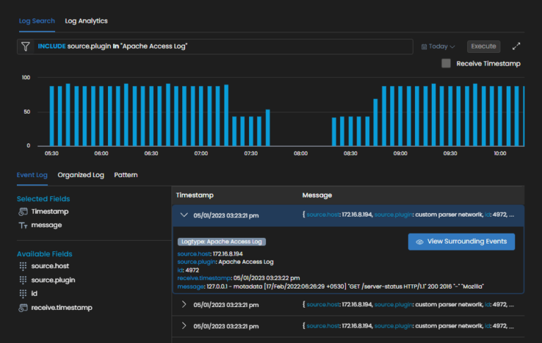 Apache Log Monitoring Software | Motadata