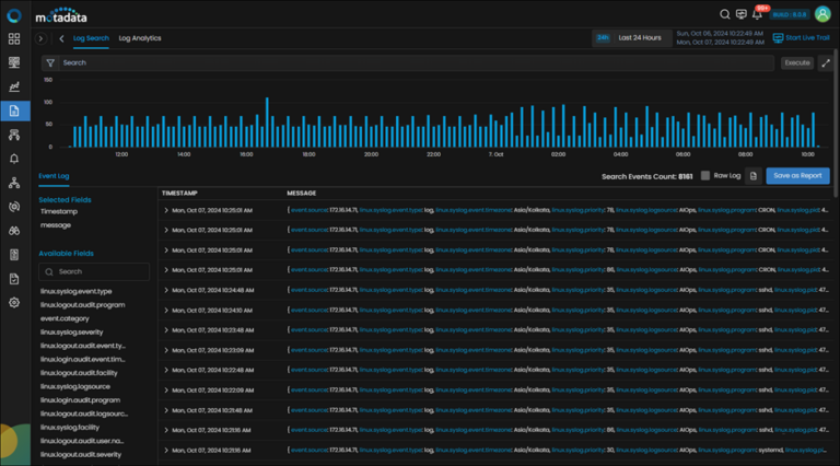 Application Log Monitoring | Motadata