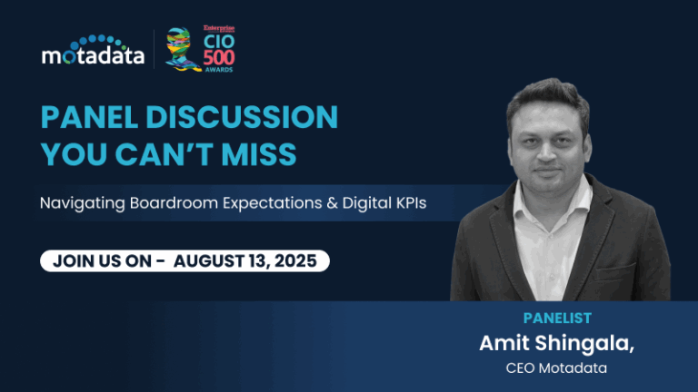 CIO500 Accelerator X Awards 2025 - Motadata